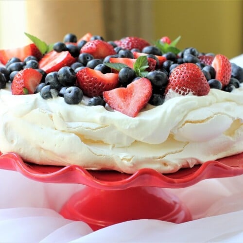 Classic Pavlova (Lightened Up a Bit) | Kitchen Frau