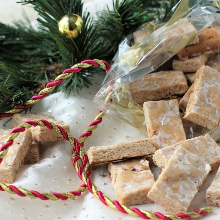Basler Leckerli, Swiss Christmas Cookie Bars | Kitchen Frau