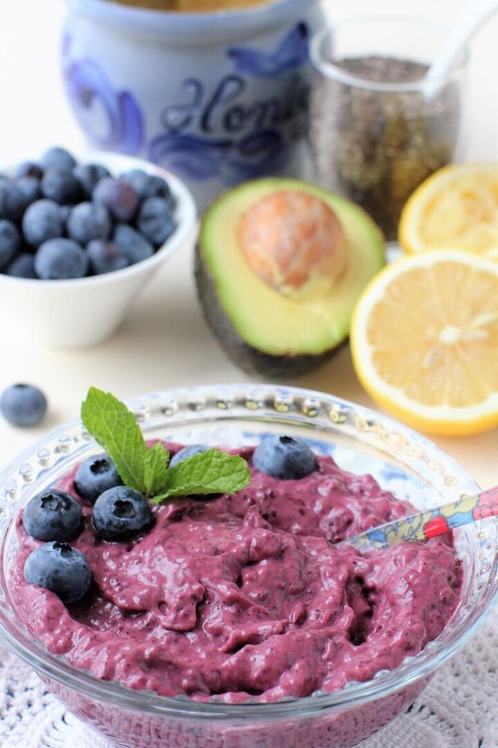 Blueberry Breakfast Pudding | Kitchen Frau