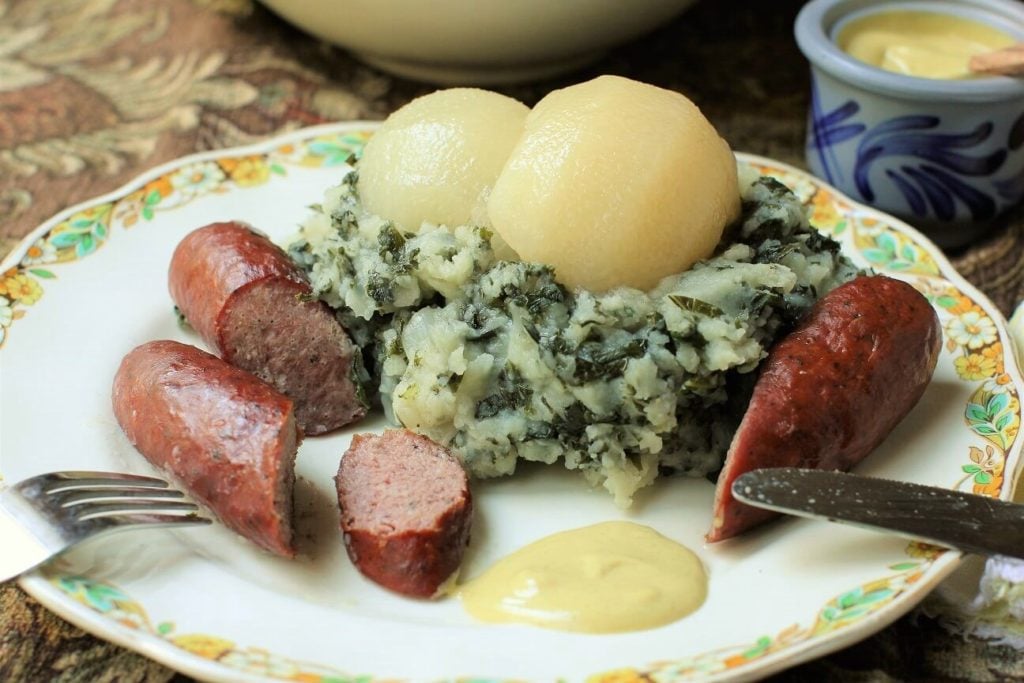 Boerenkool (Dutch Mashed Potatoe and Kale Recipe) | Kitchen Frau