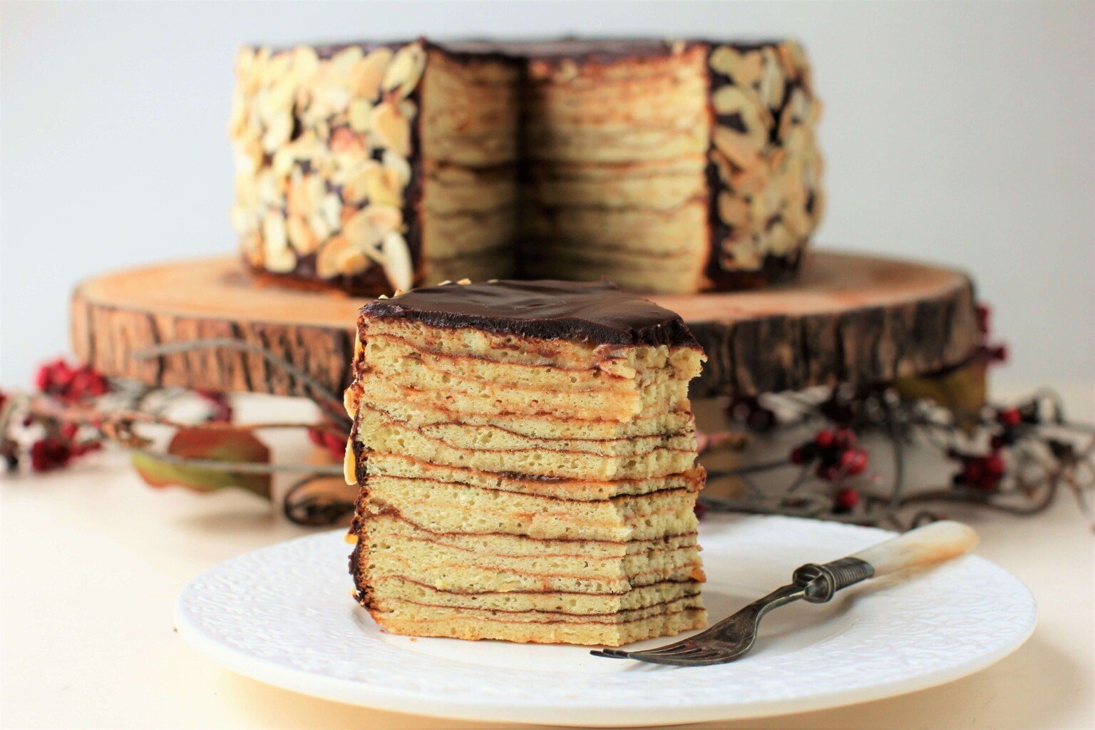 Baumkuchen (German Tree Cake), Easy & Elegant | Kitchen Frau