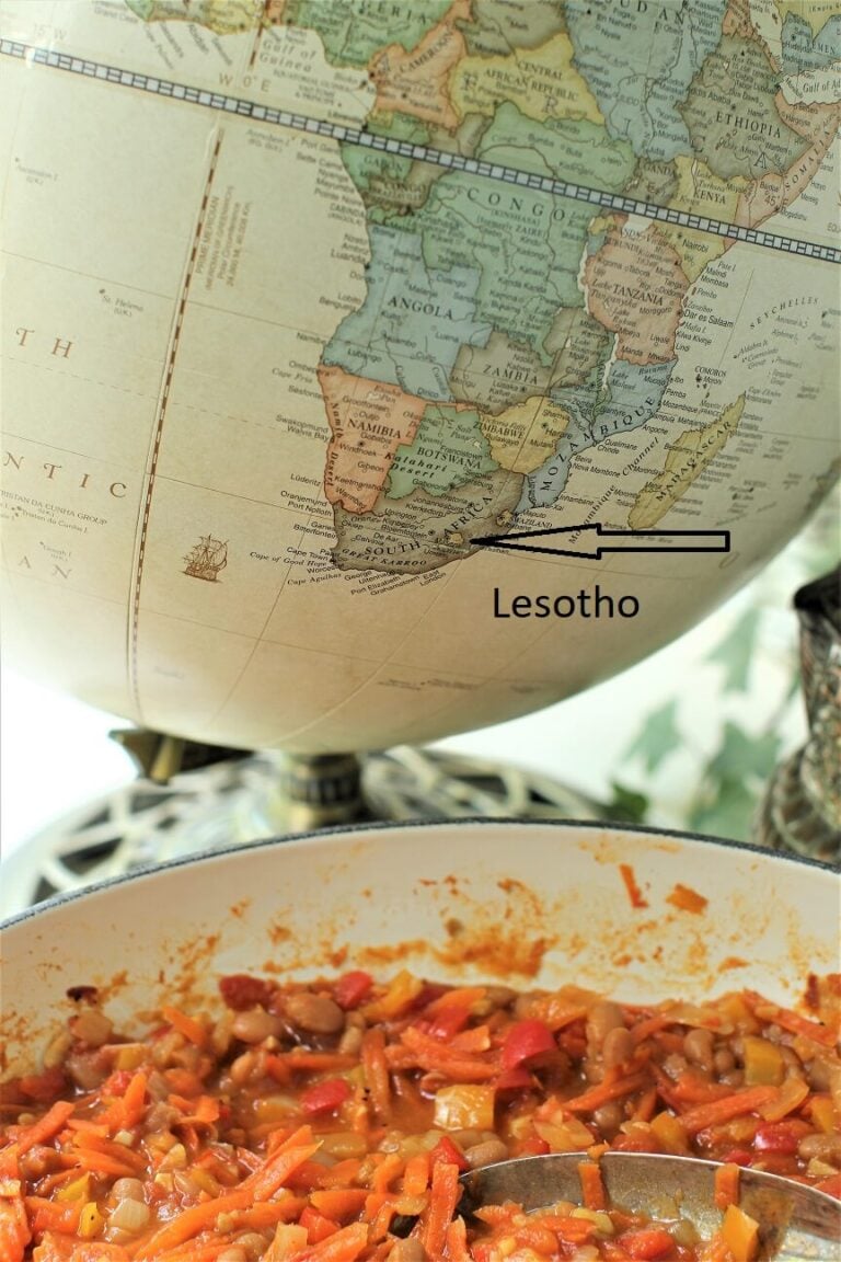 Chakalaka & Pap (Vegetable Stew from Lesotho, Africa) | Kitchen Frau