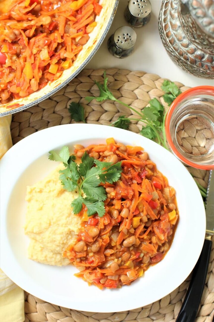 Chakalaka & Pap (Vegetable Stew from Lesotho, Africa) | Kitchen Frau