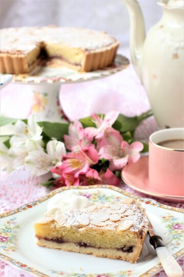 Classic British Bakewell Tart | Kitchen Frau
