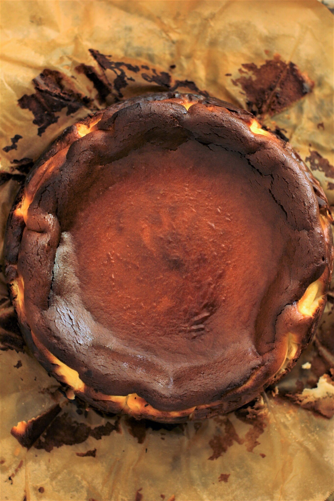 'Burnt ' Basque Cheesecake | Kitchen Frau