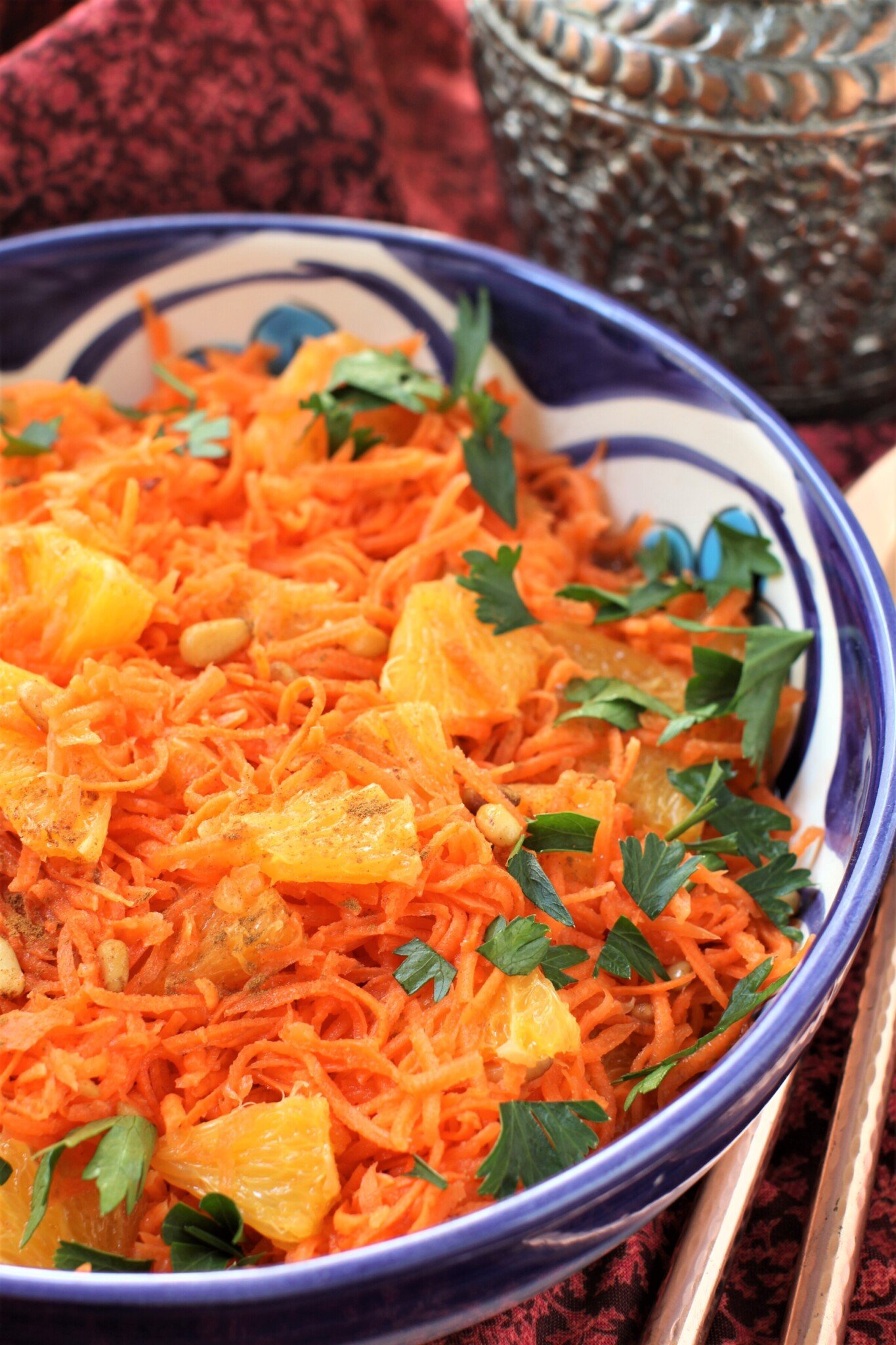 Moroccan Carrot Salad with Oranges