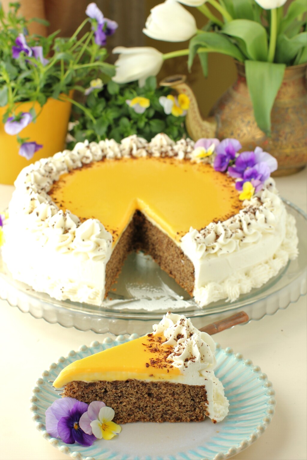 Eierlikörtorte (German Egg Liqueur Torte) - Kitchen Frau