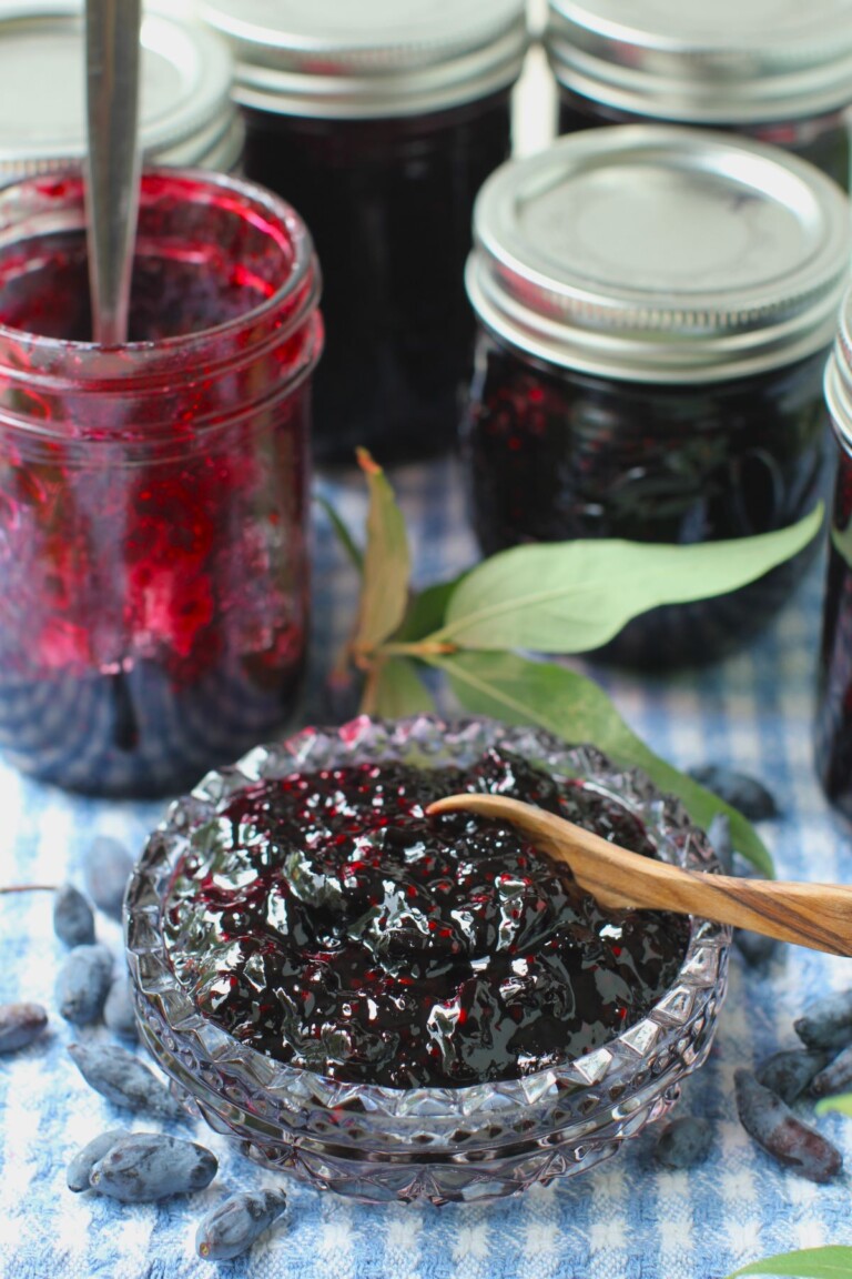 Easy Haskap Jam (Honeyberry Jam), No Pectin - Kitchen Frau
