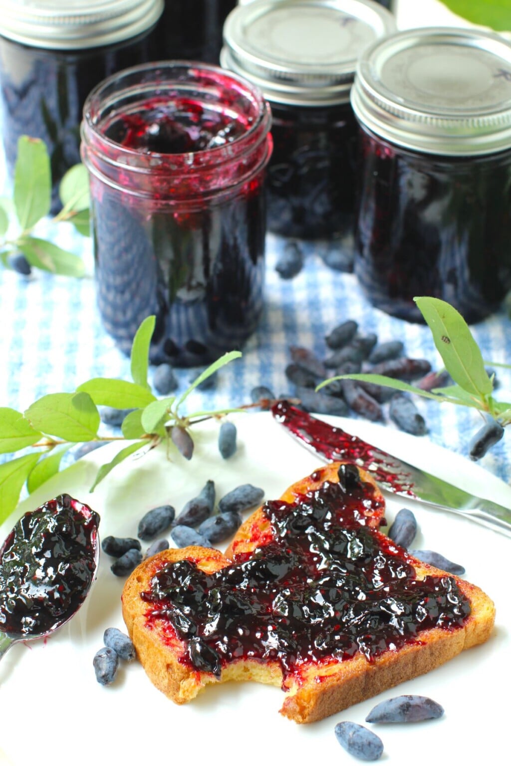 Easy Haskap Jam (Honeyberry Jam), No Pectin - Kitchen Frau
