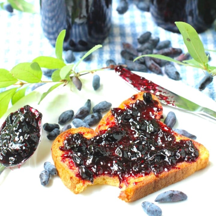 Easy Haskap Jam (Honeyberry Jam), No Pectin - Kitchen Frau
