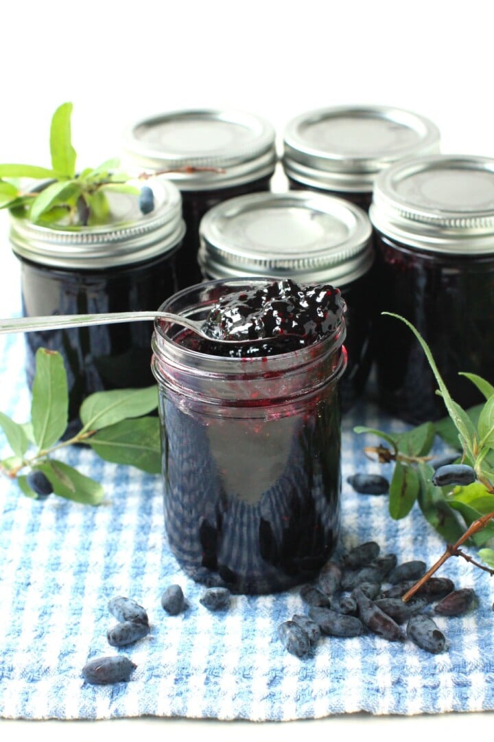 Easy Haskap Jam (Honeyberry Jam), No Pectin - Kitchen Frau