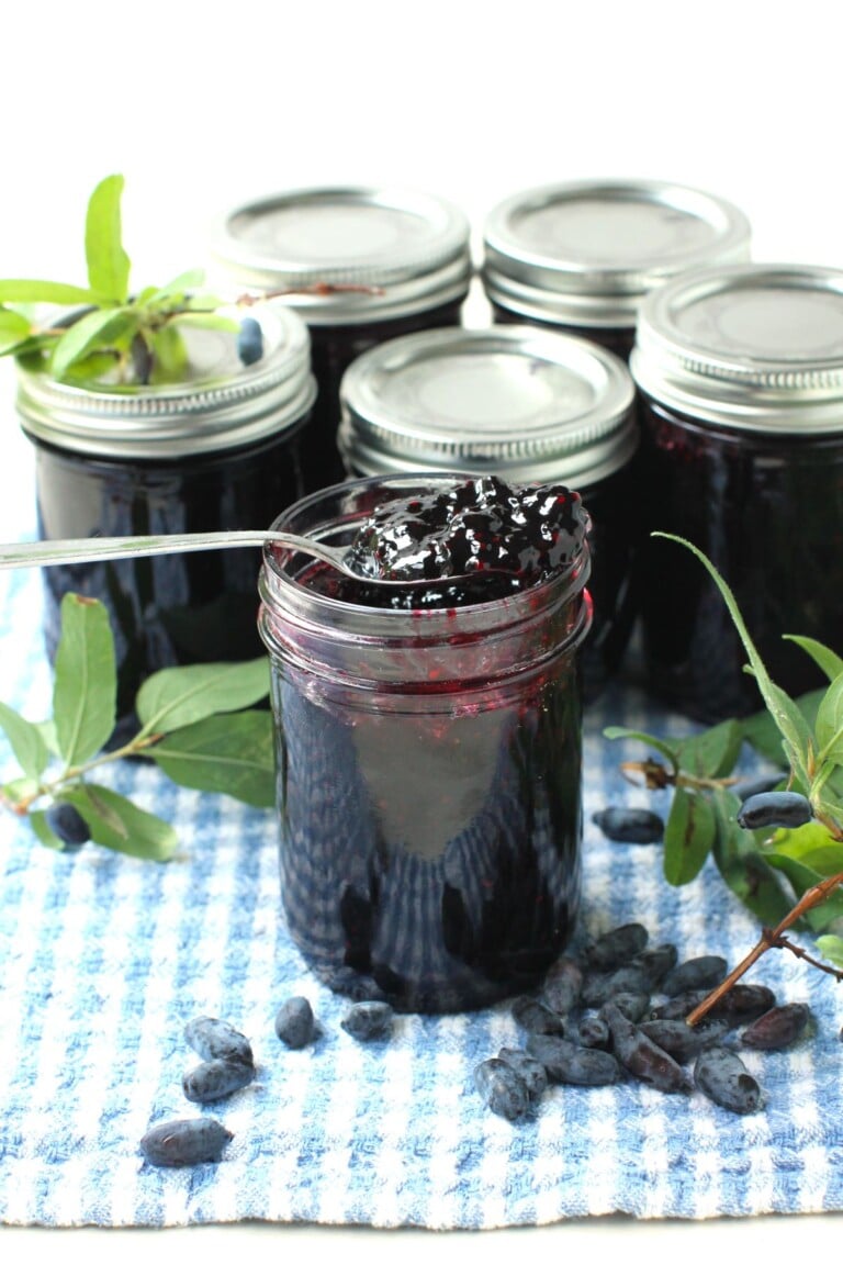 Easy Haskap Jam (Honeyberry Jam), No Pectin - Kitchen Frau
