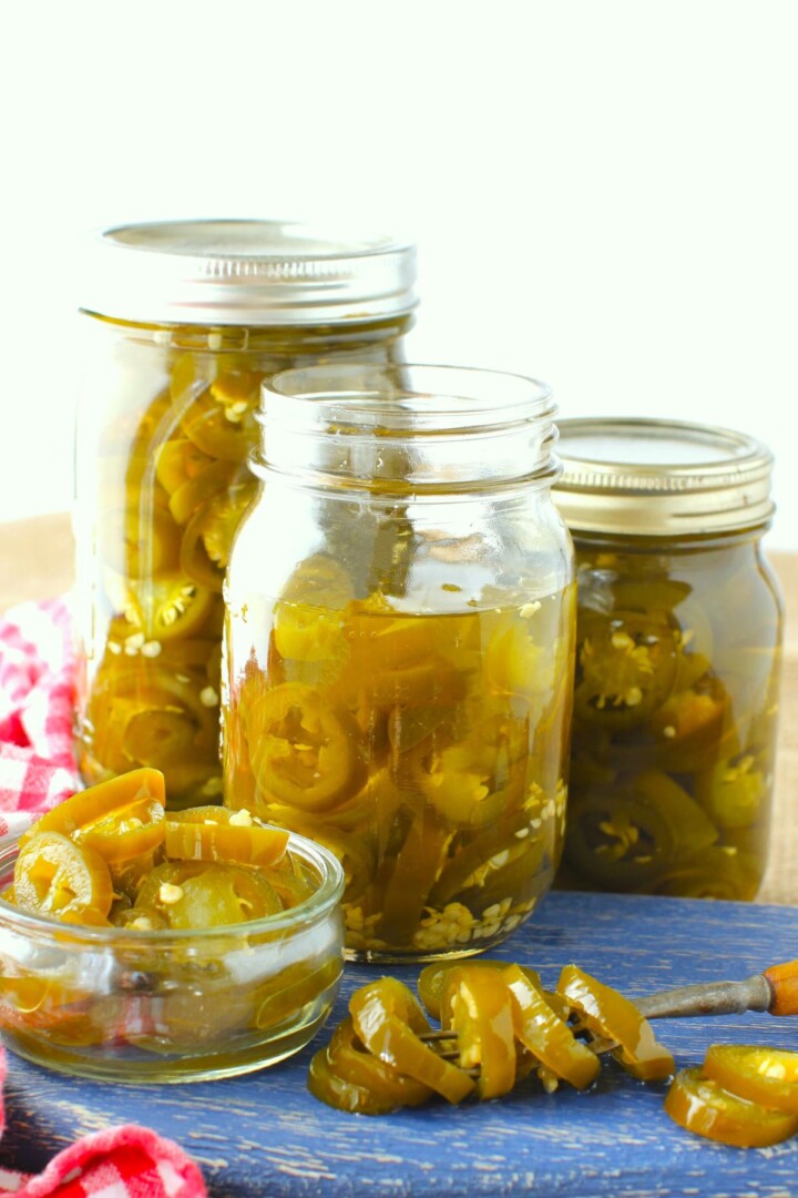 Candied Jalapenos (Sweet Pickled Jalapeño Peppers) - Kitchen Frau