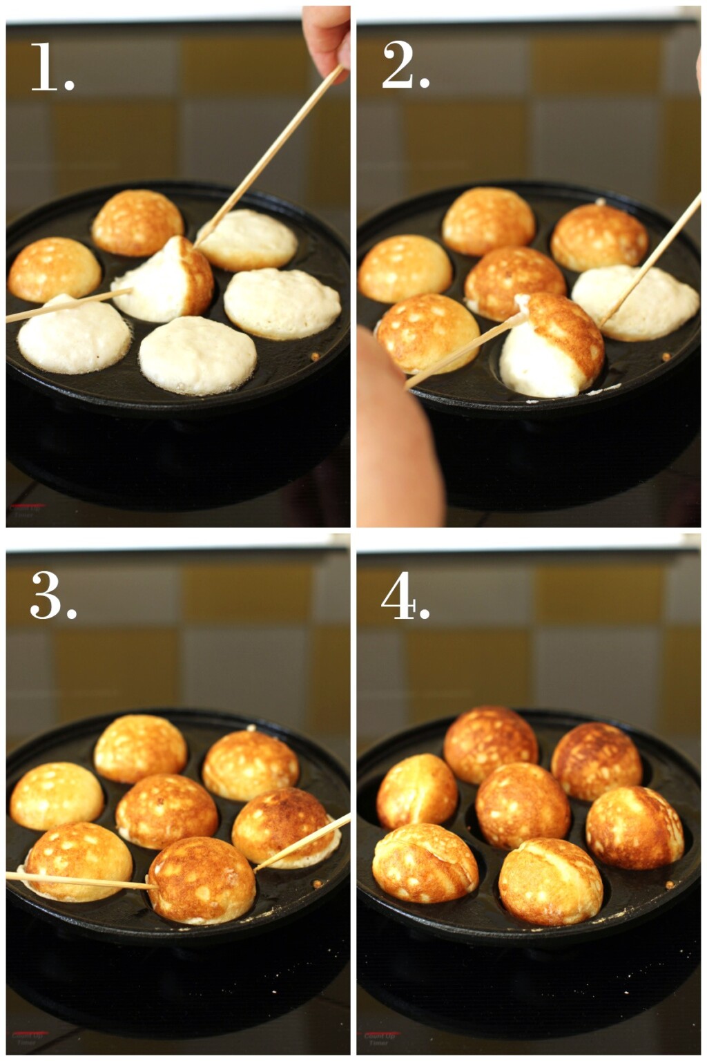 Aebleskiver (Danish Pancake Balls) - Kitchen Frau