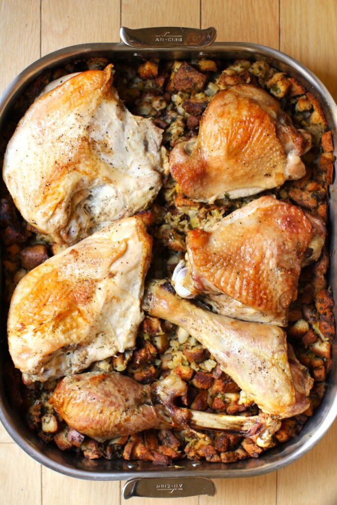 Easy Roast Turkey and Stuffing Casserole - Kitchen Frau
